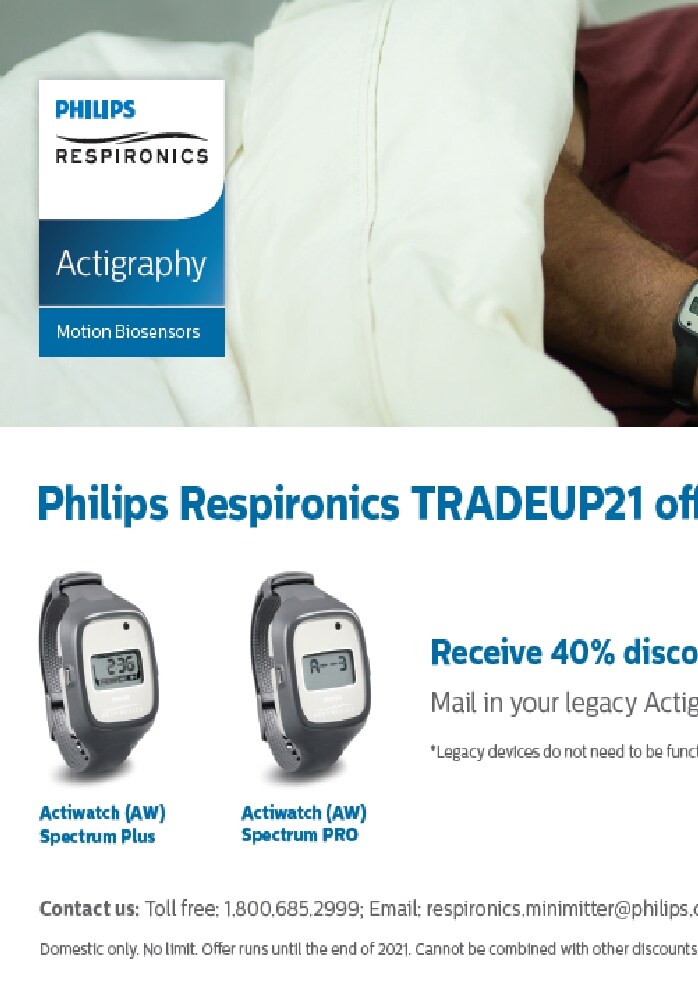 Actigraphy technology and solutions | Philips