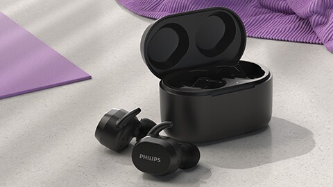 True wireless headphones —Secure fit—Great sound | Philips
